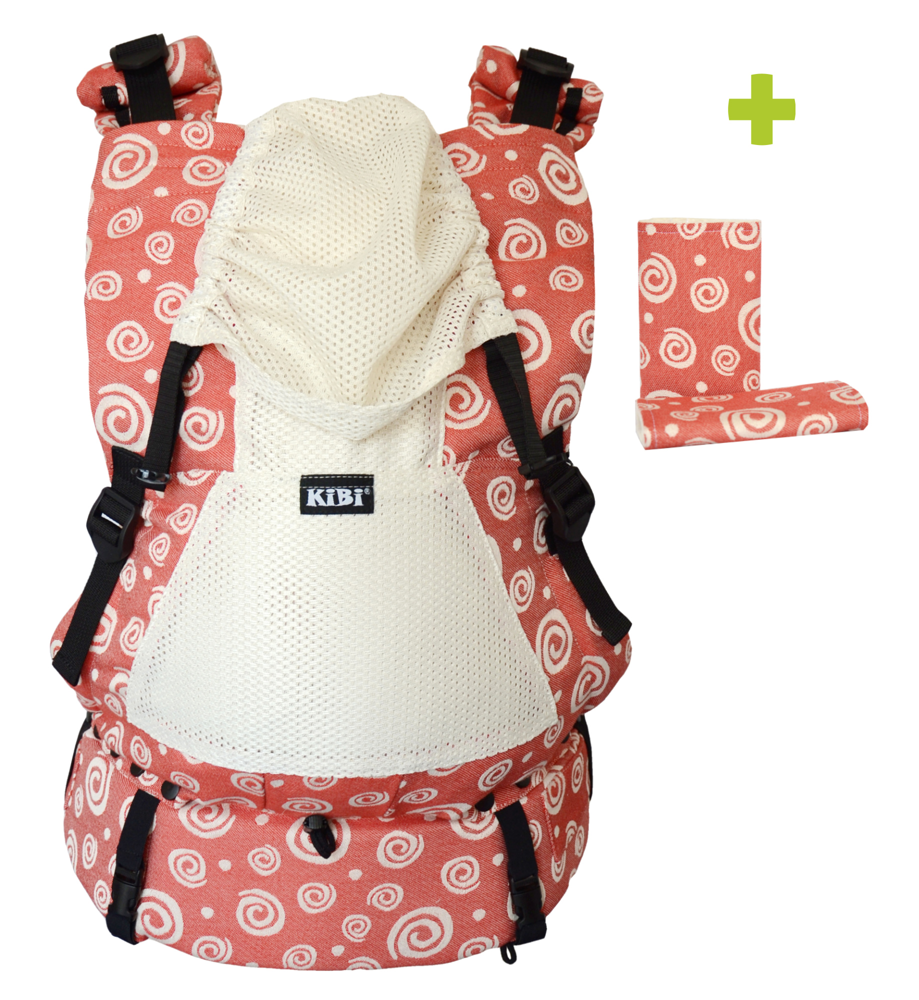 EVO 2 Red Spirals inverse - AIR - waist belt type: soft waist belt ...